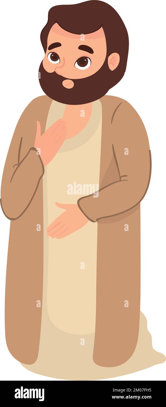 holy joseph cartoon Stock Vector Image & Art - Alamy