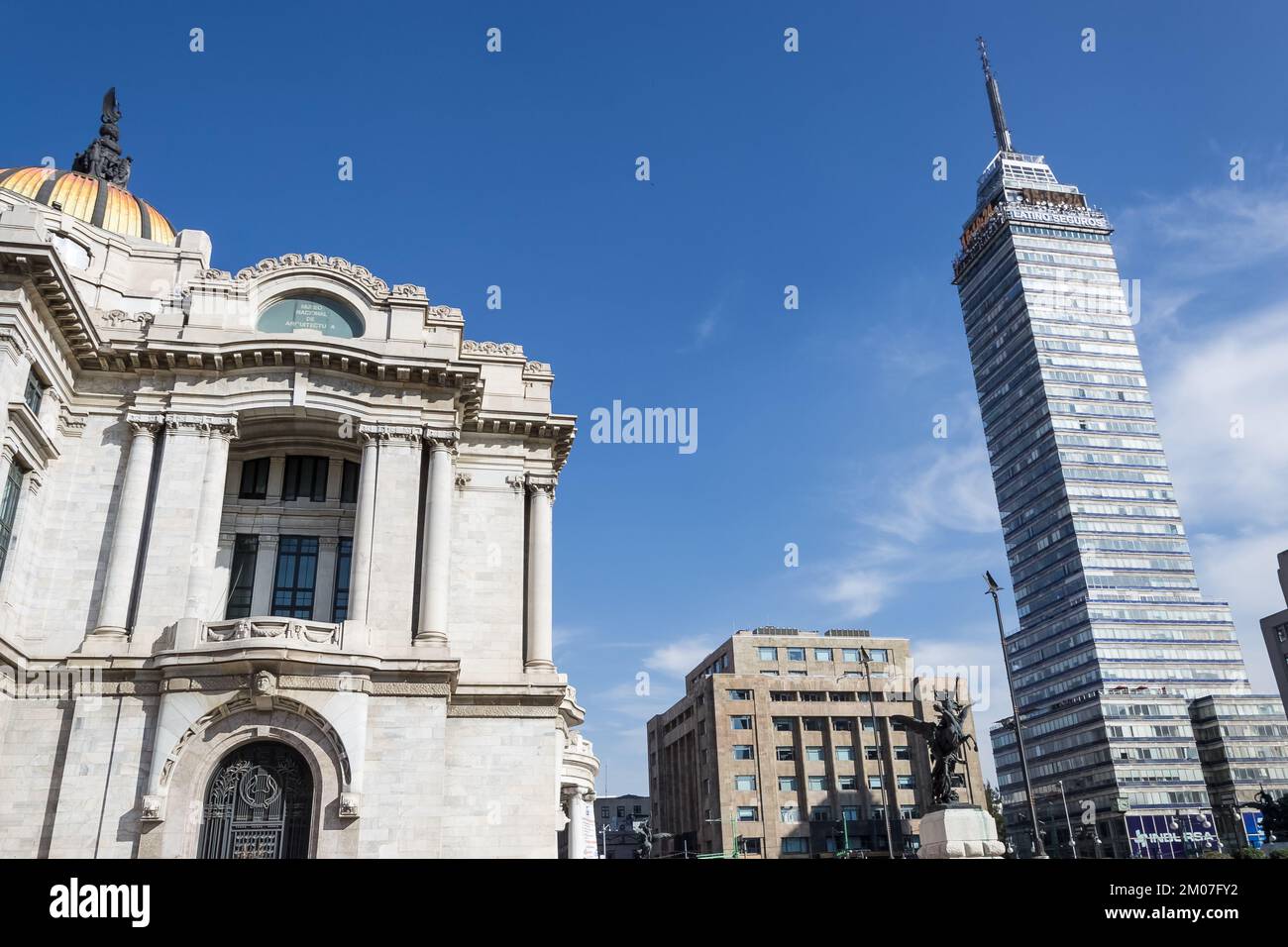 Palace of fine arts and national opera house of mexico hi-res stock ...
