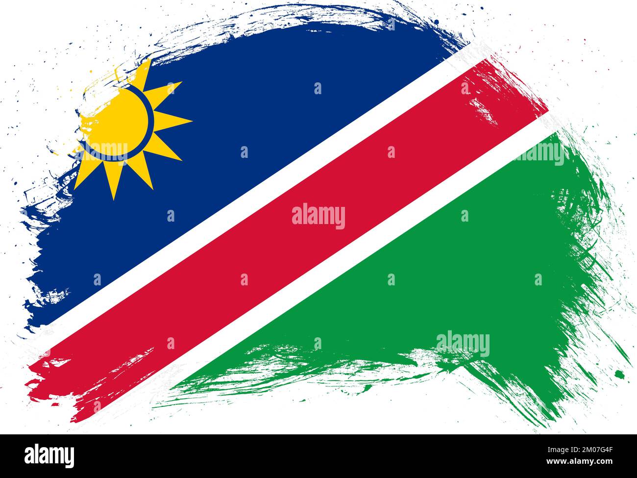 Namibia painted flag hi-res stock photography and images - Alamy