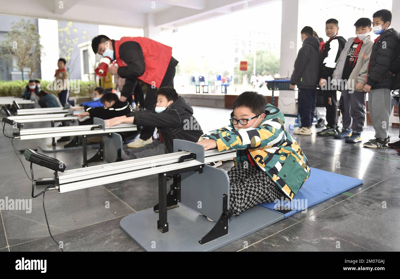 HEFEI, CHINA - DECEMBER 5, 2022 - Primary school students take part in ...