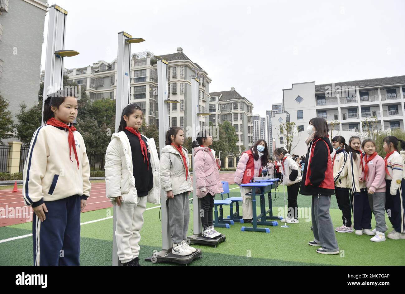 HEFEI, CHINA - DECEMBER 5, 2022 - Primary school students take part in ...