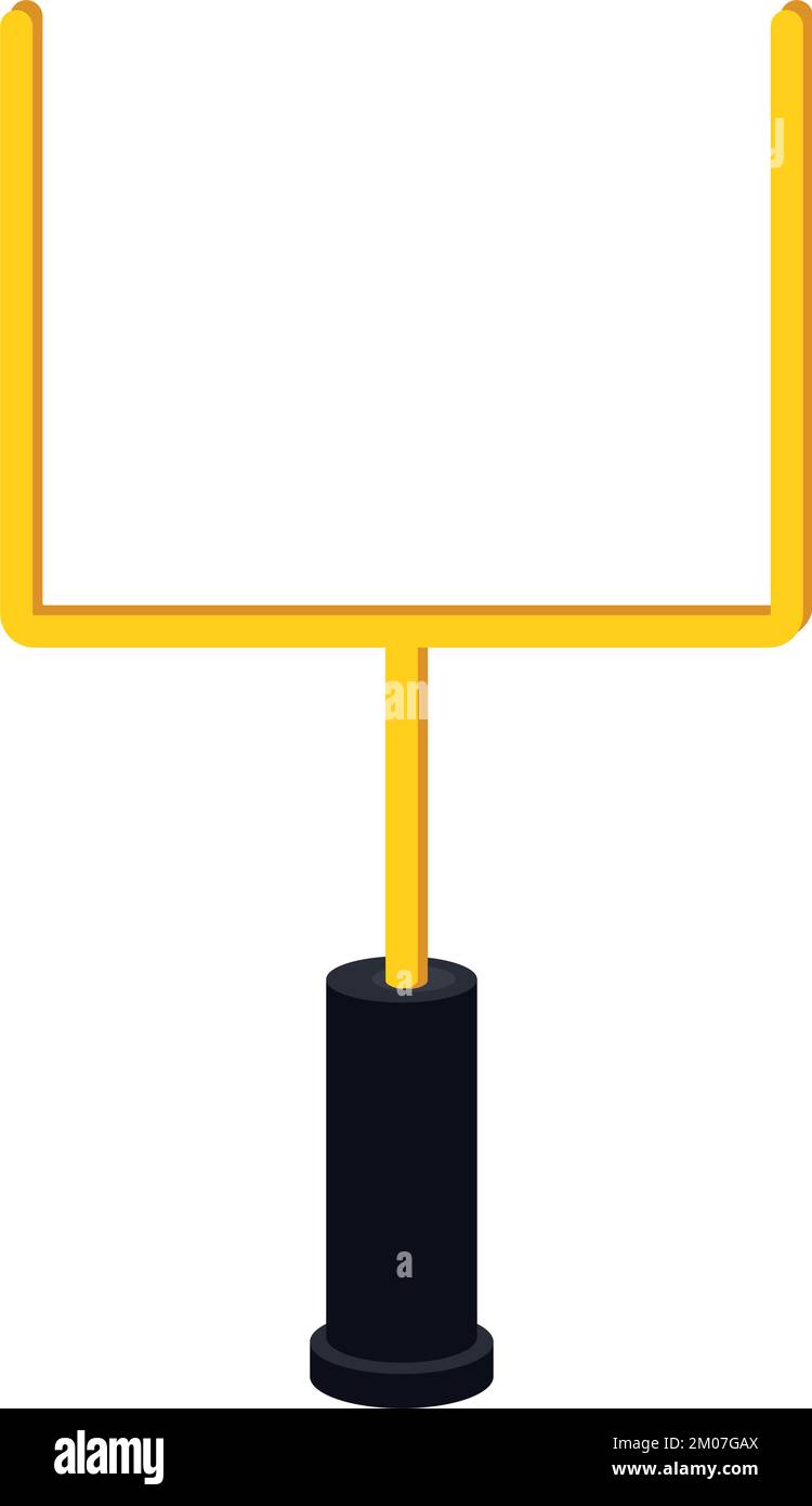 american football goal post Stock Vector Image & Art - Alamy