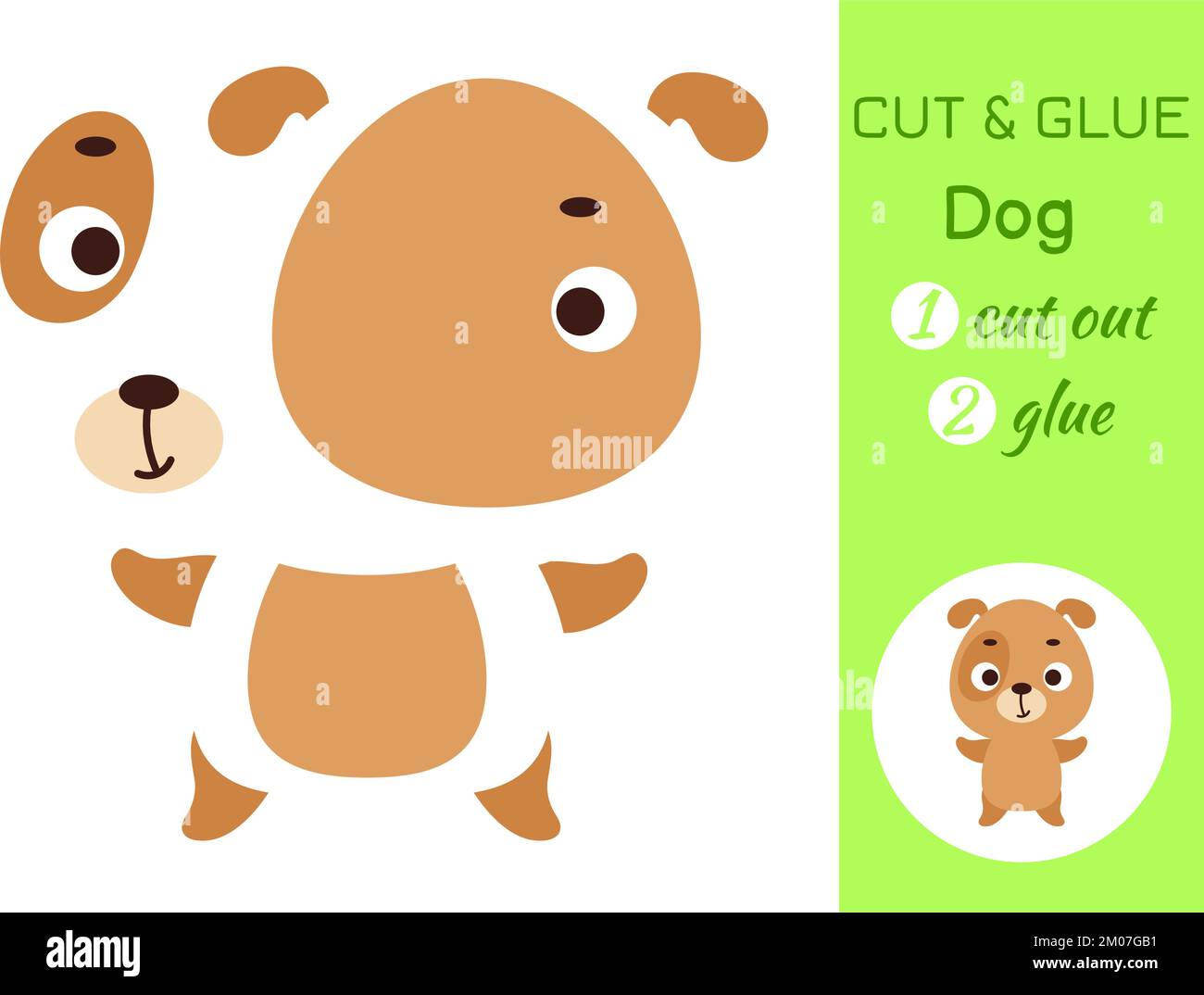 Cutting practice for preschool kids Stock Vector Images - Alamy