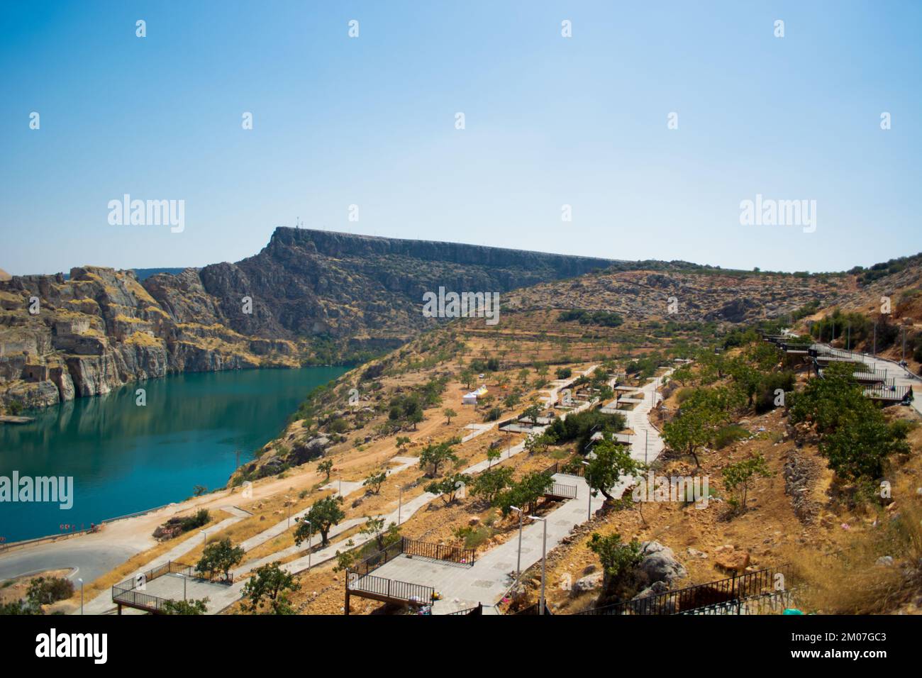 camping, picnic, recreation area near euphrates river in front of ...