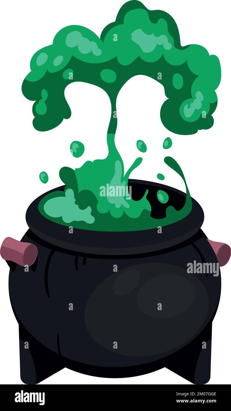 cauldron with potion Stock Vector Image & Art - Alamy