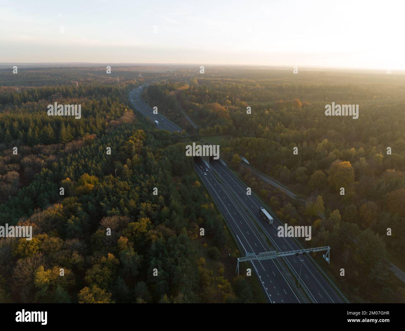 Ecoduct, ecopassage, nature bridge or game changeover. Infrastructure ...