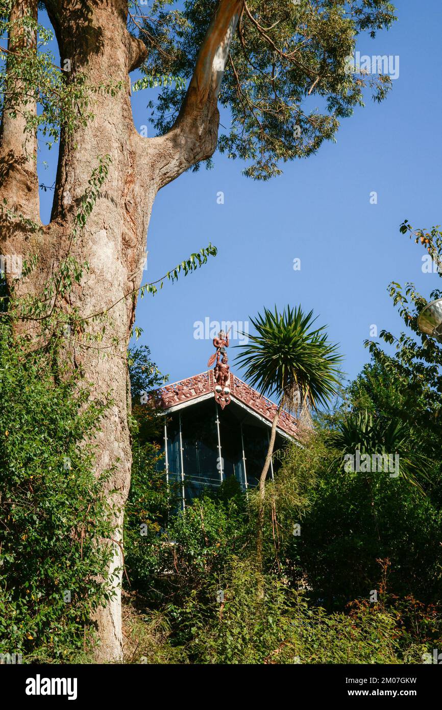 Maori empty marae hi-res stock photography and images - Alamy