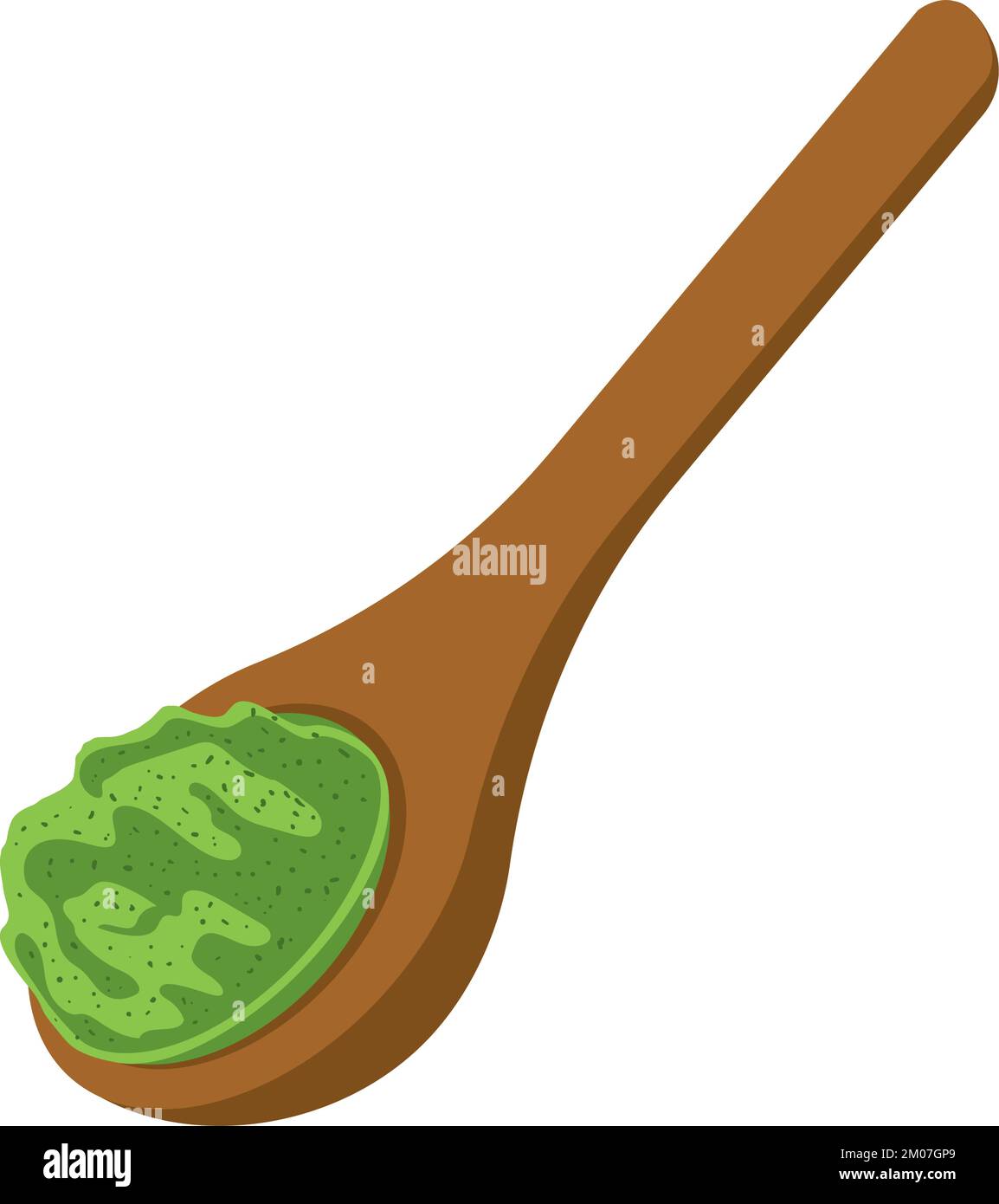 Matcha tea powder in Stock Vector Images - Alamy