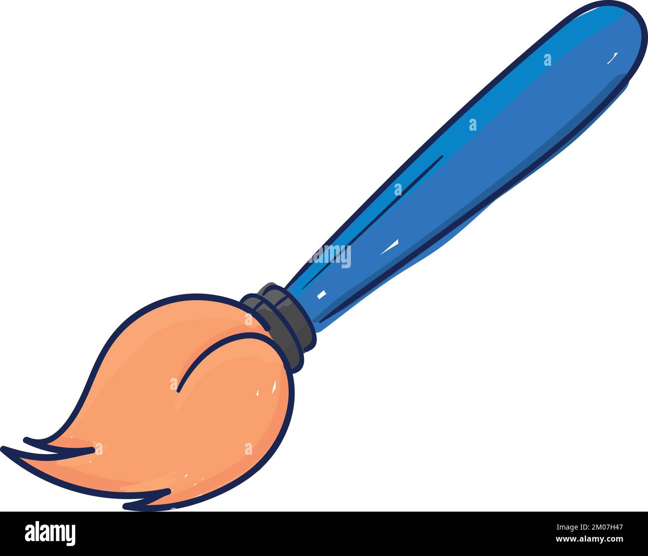 paintbrush school supply Stock Vector Image & Art - Alamy