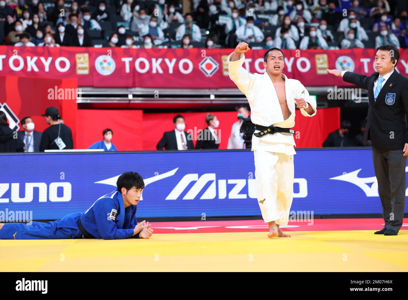Tokyo, Japan. 4th Dec, 2022. (L-R) Genki Koga, Hayato Kondo (JPN) Judo : IJF Grand Slam Tokyo ...