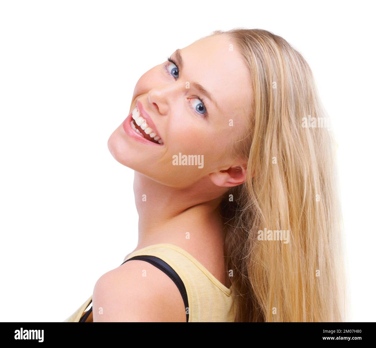 Its all going my way today. Studio portrait of a smiling young woman ...