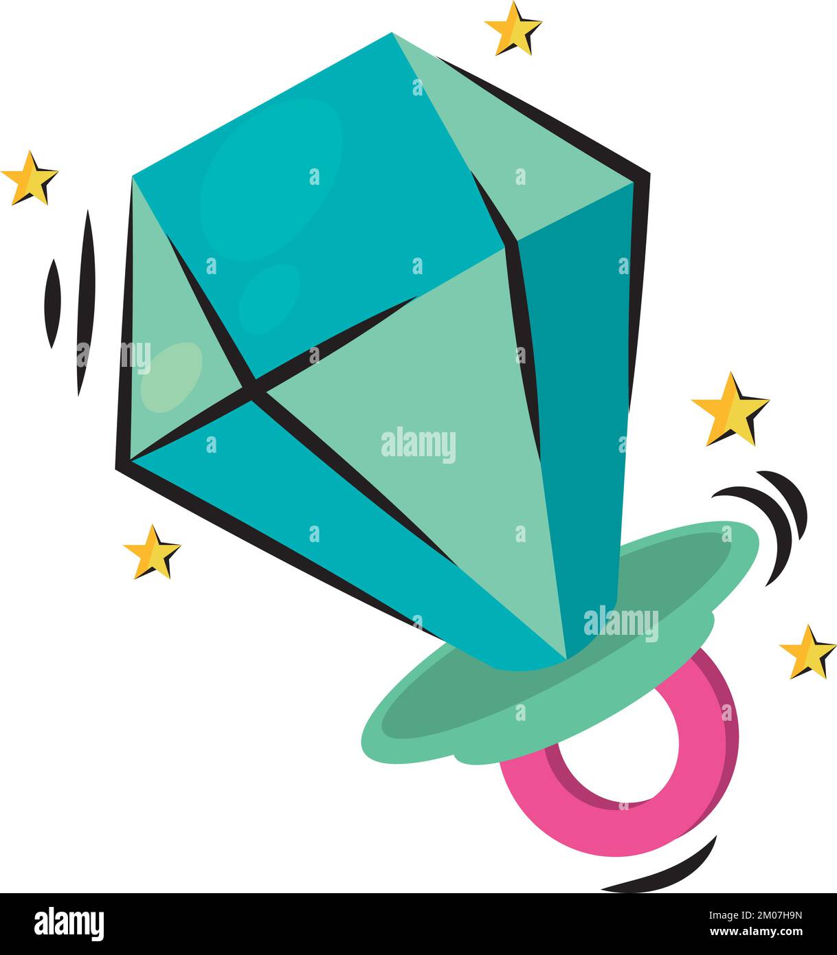 ring with candy pop art Stock Vector Image & Art - Alamy