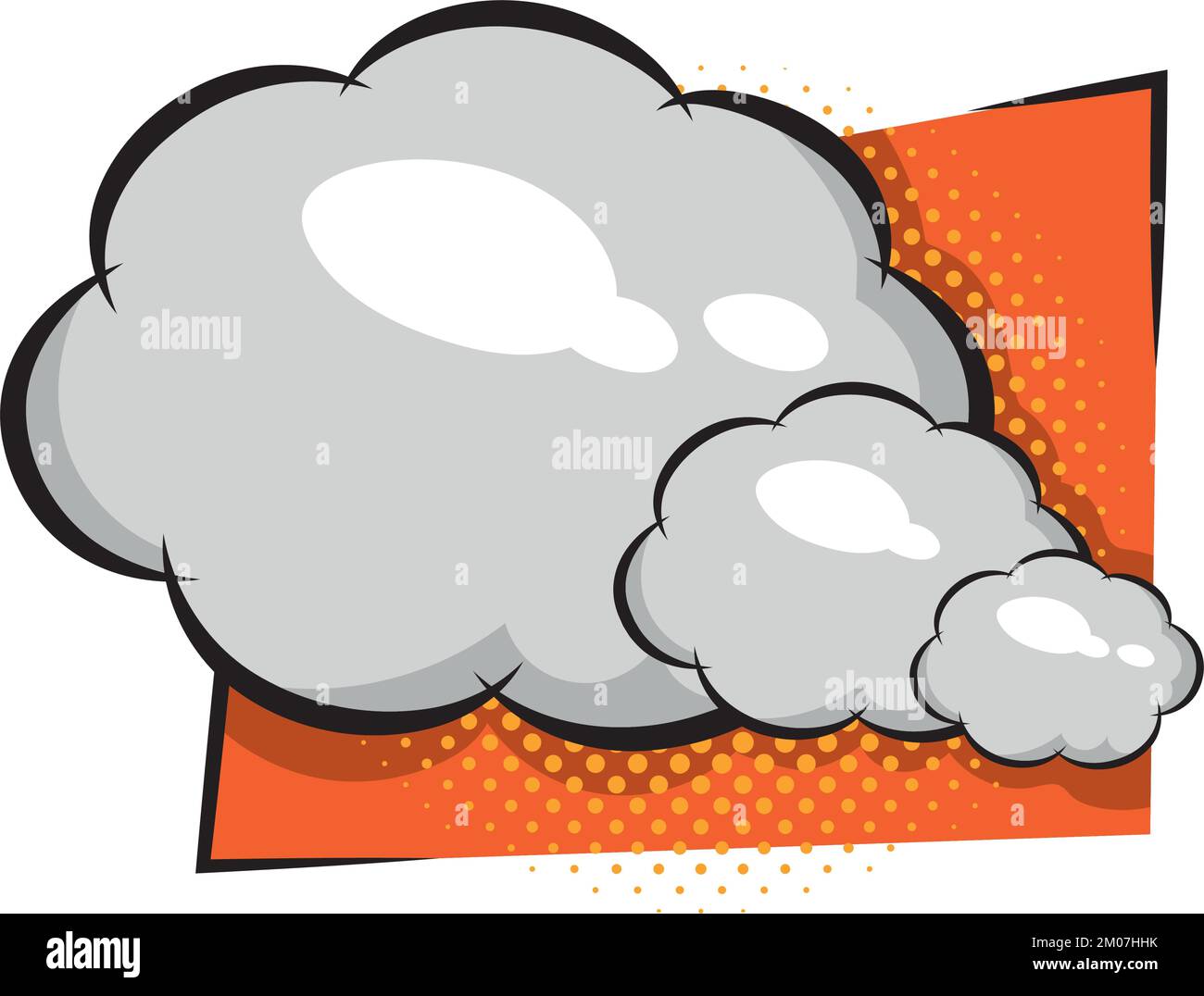 clouds halftone pop art Stock Vector Image & Art - Alamy