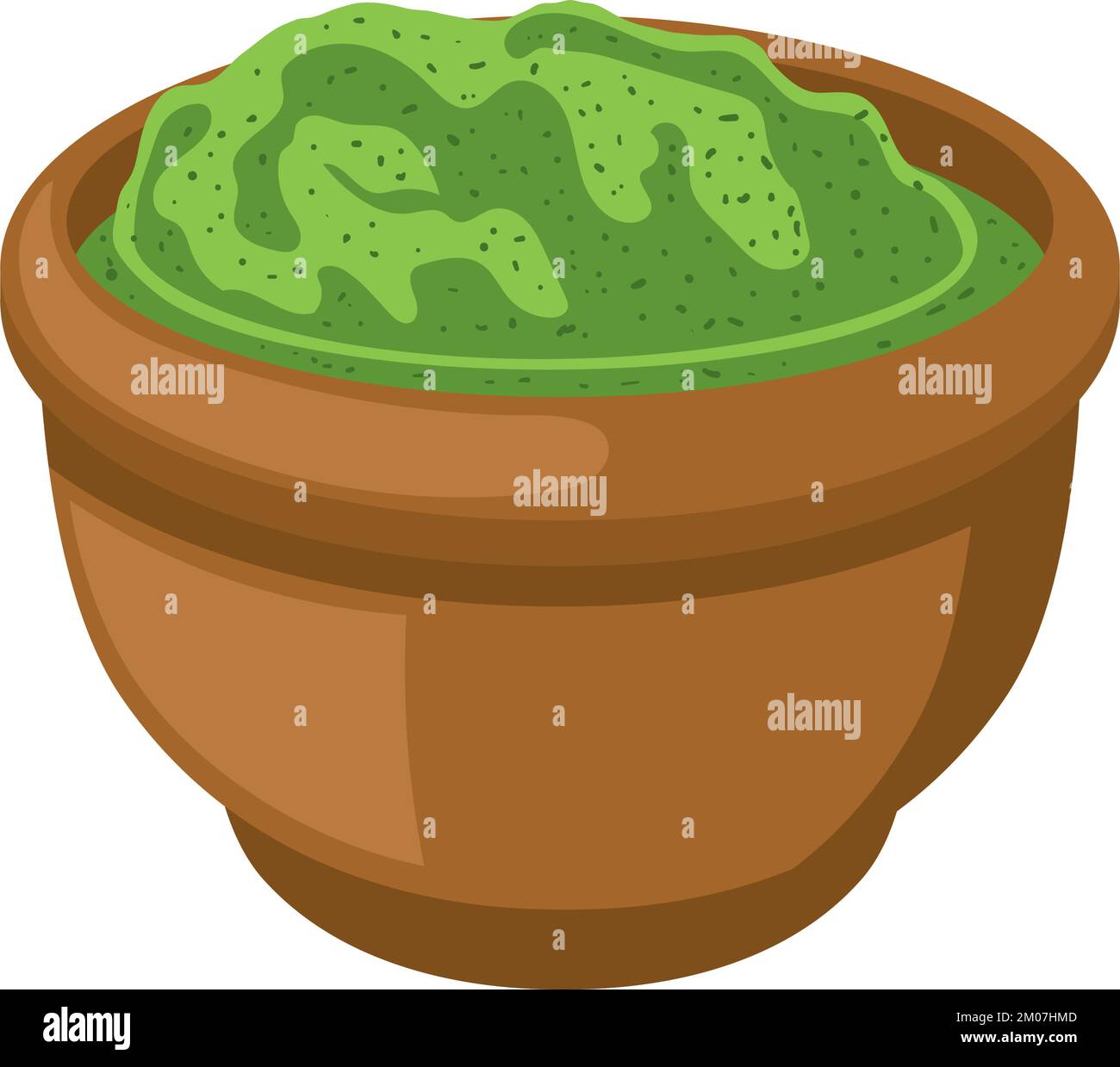 powder matcha in a bowl Stock Vector Image & Art - Alamy