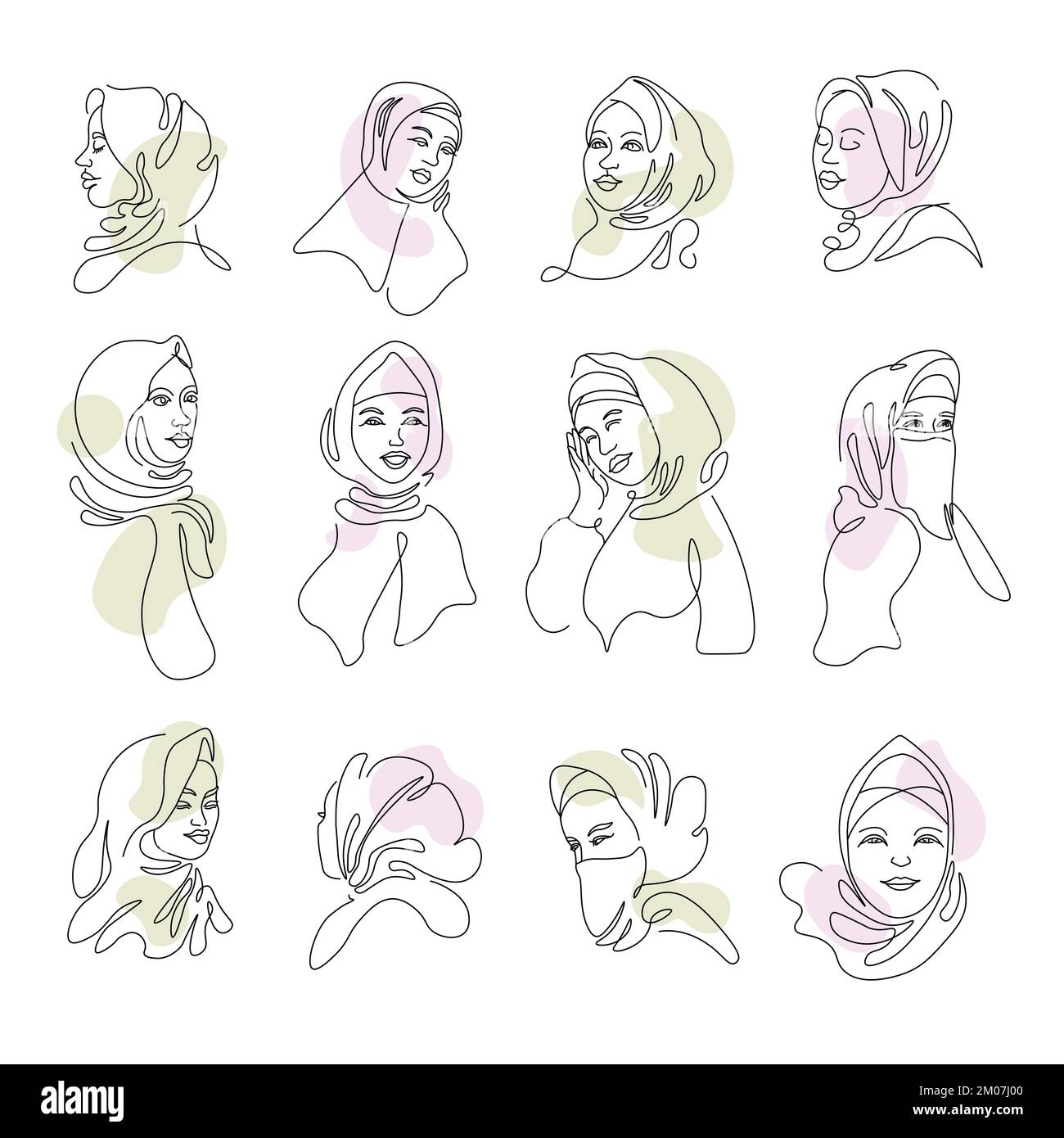 Scarf face covering Cut Out Stock Images & Pictures - Alamy