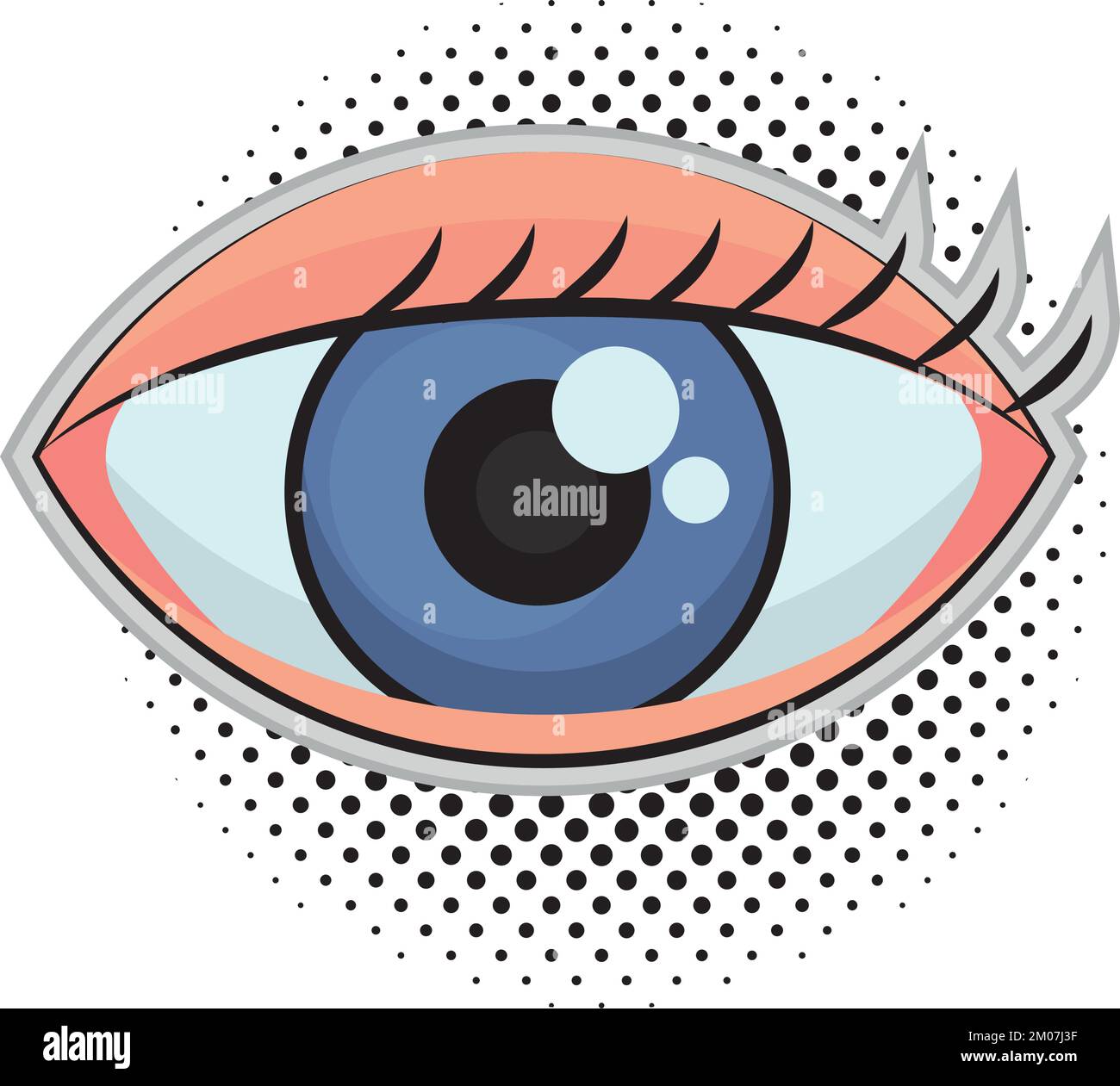 female eye pop art Stock Vector Image & Art - Alamy
