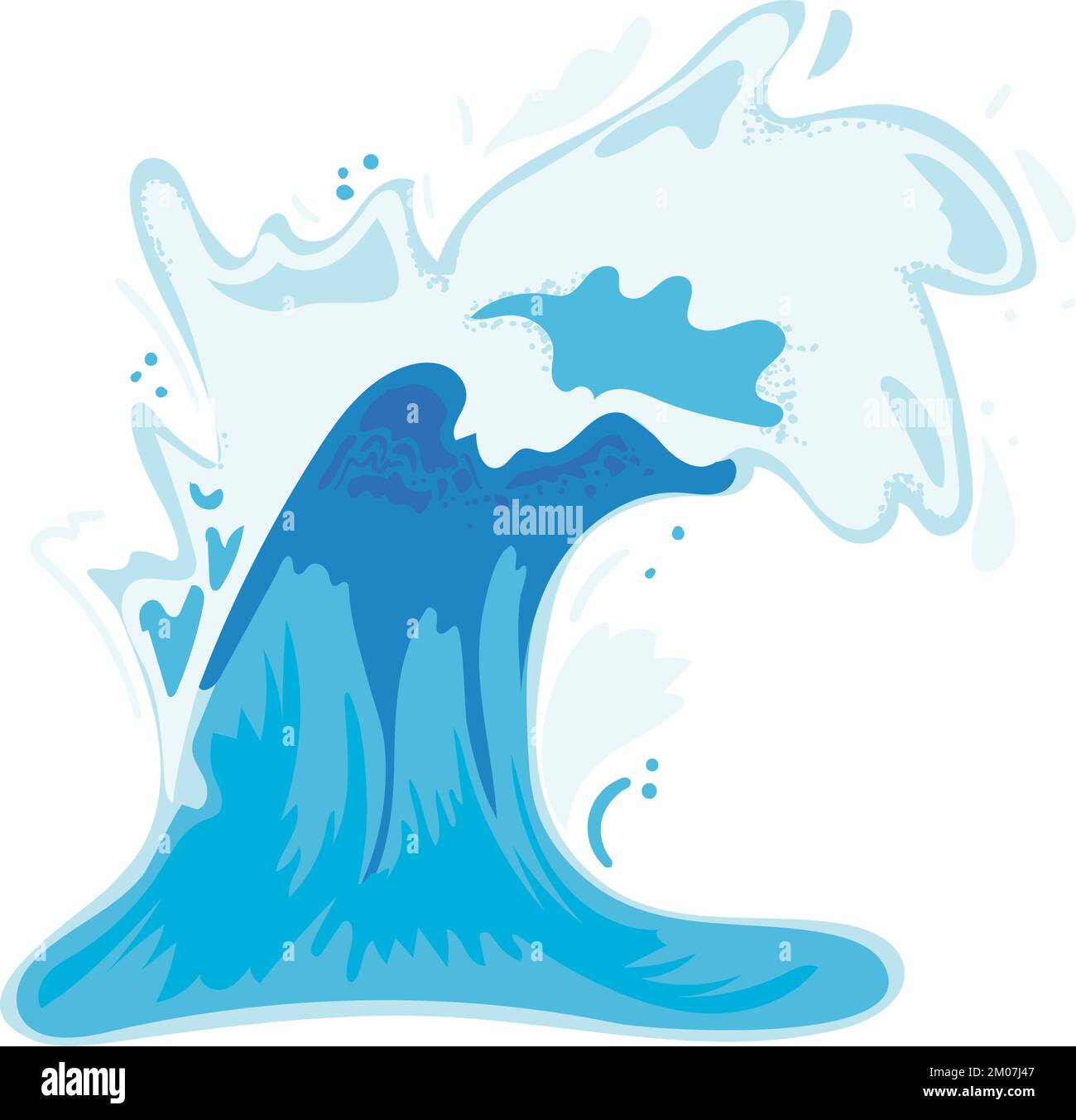 water splash flat isolated Stock Vector Image & Art - Alamy