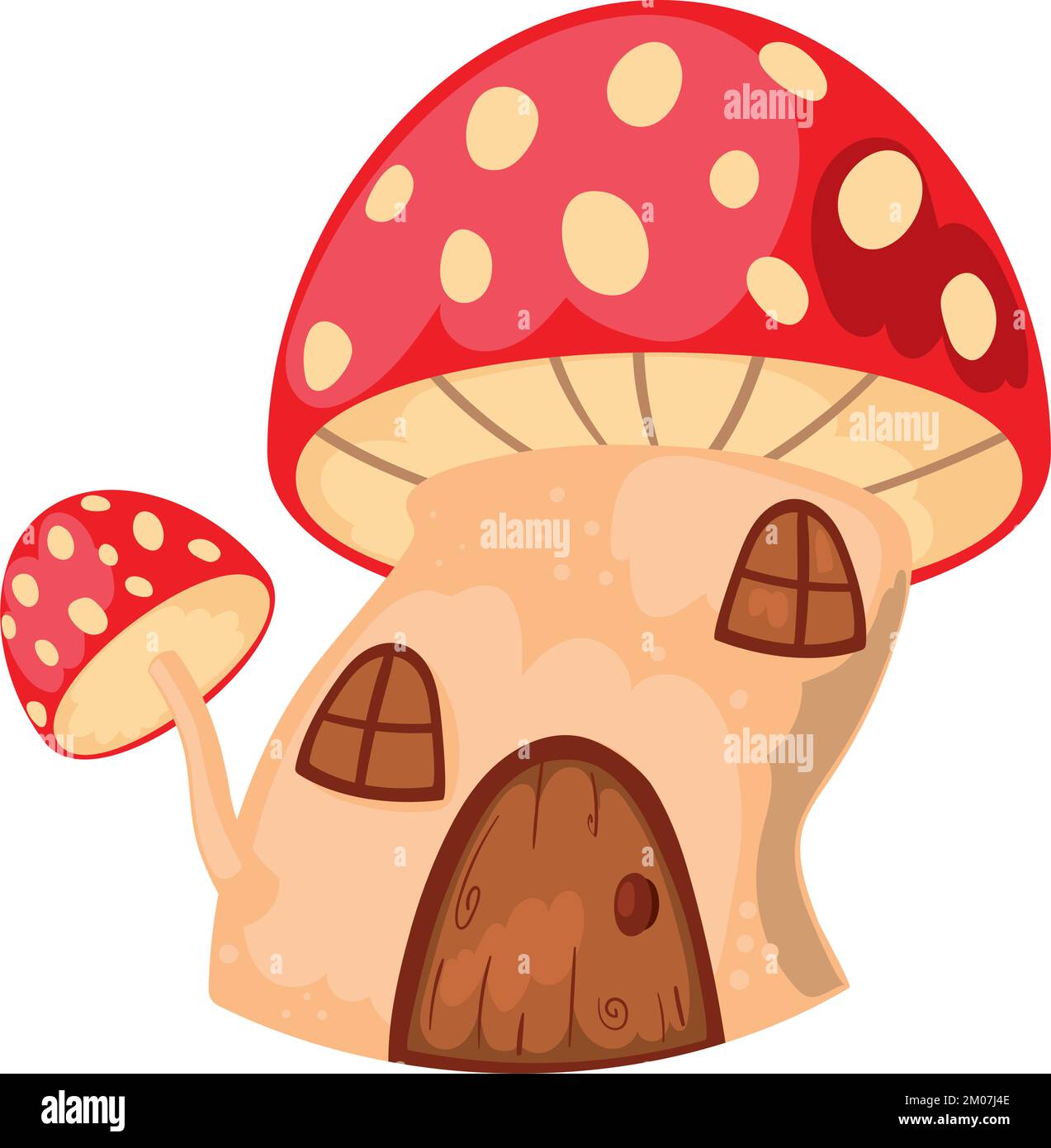 mushroom house fairytale Stock Vector Image & Art - Alamy