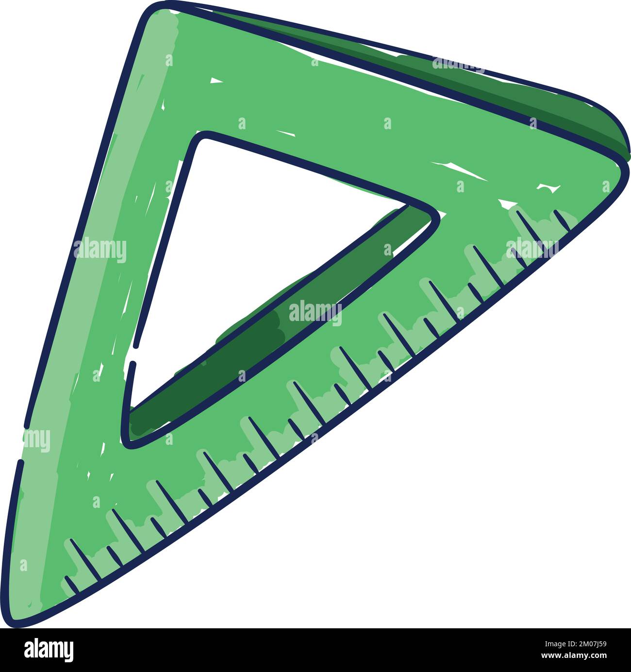 triangle ruler school Stock Vector Image & Art - Alamy