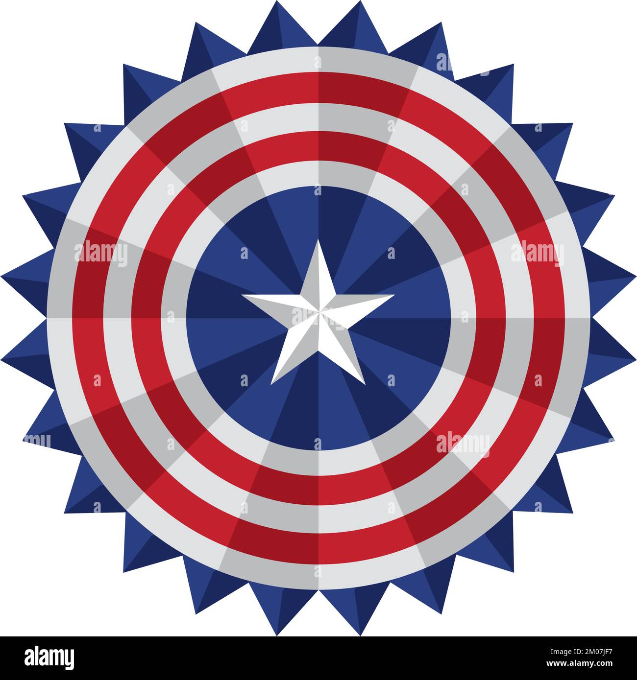 United States of American rosette Stock Vector Image & Art - Alamy