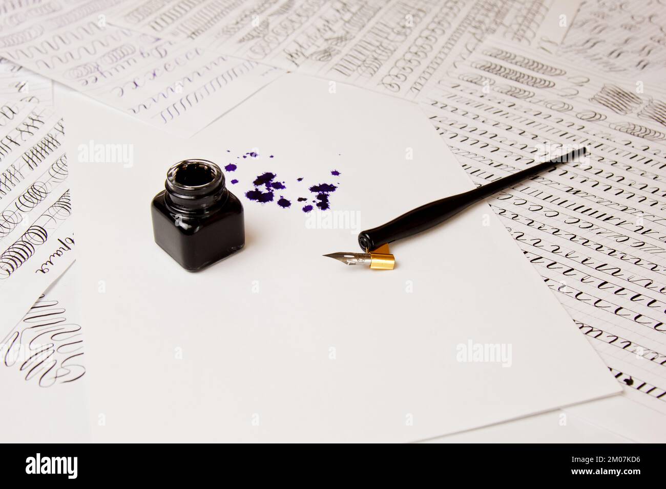 Cursive writing exercises hi-res stock photography and images - Alamy