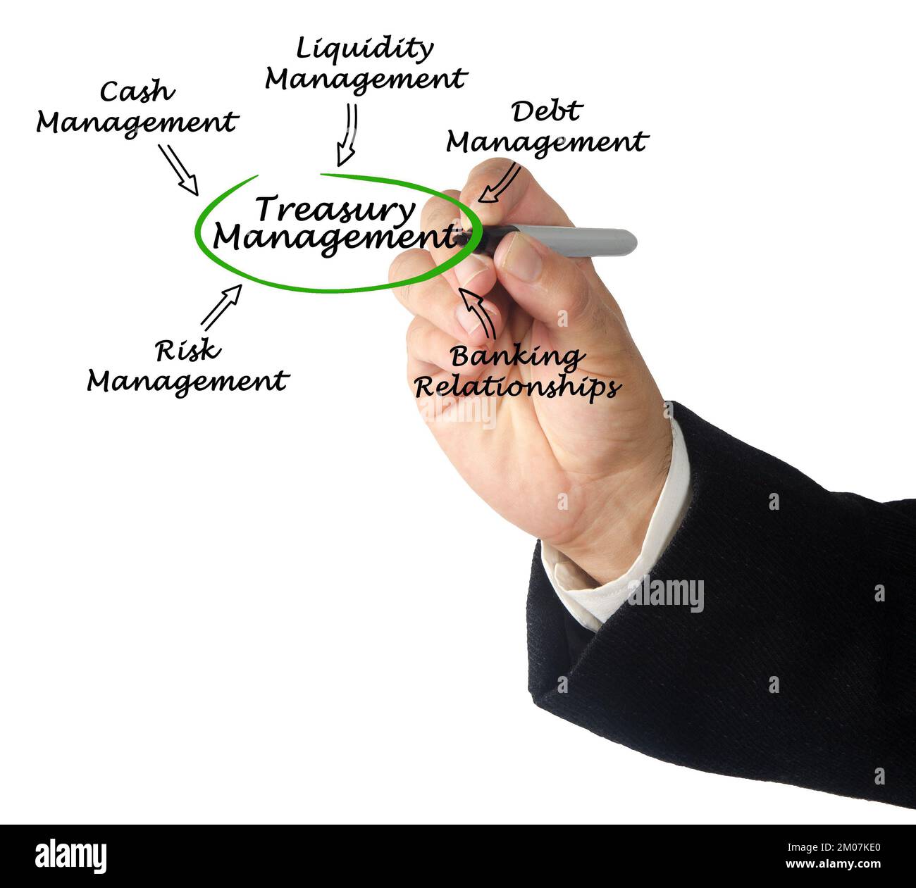 Five Components of Treasury Management Stock Photo - Alamy