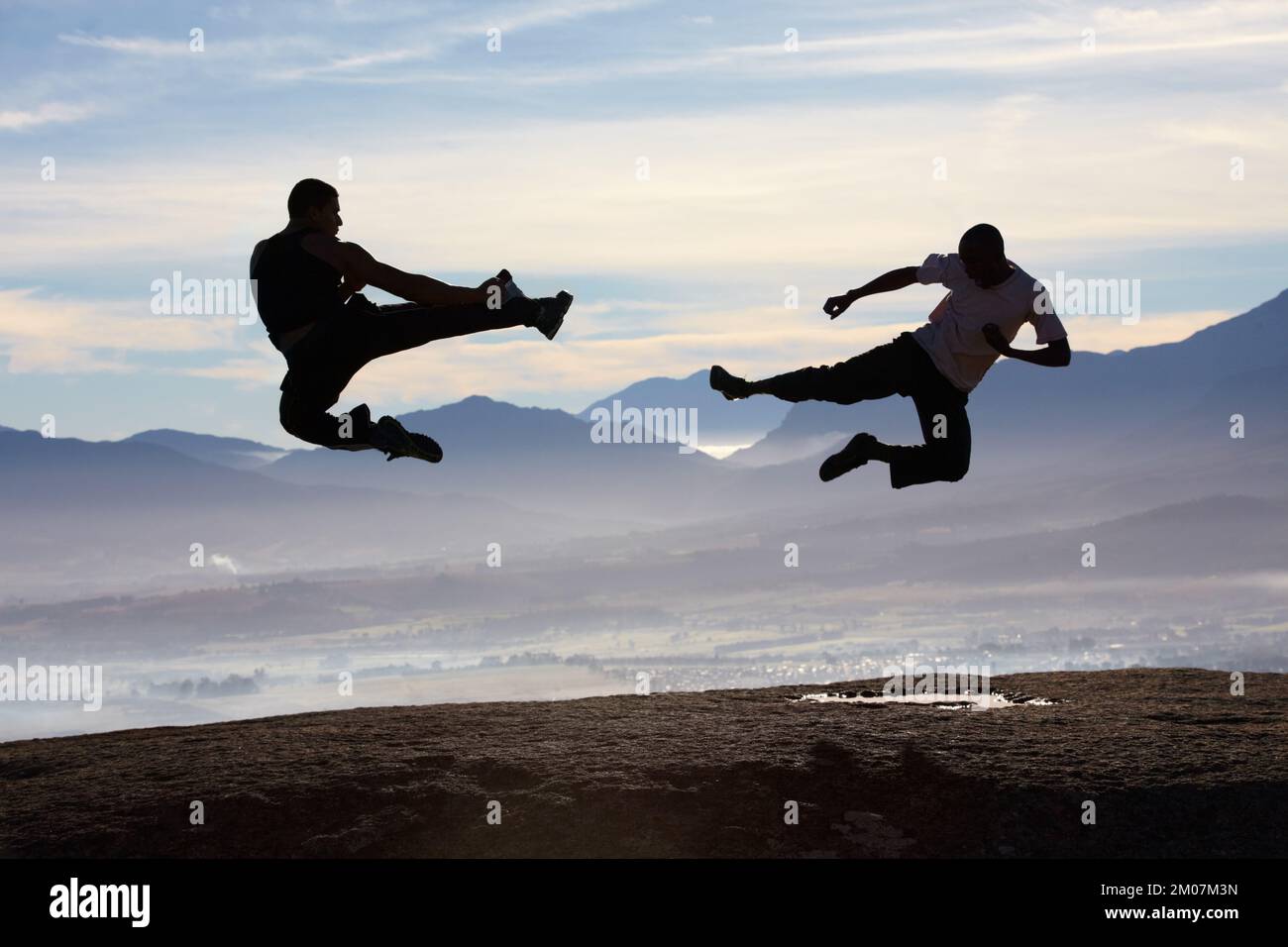 Top view two men competing hi-res stock photography and images - Alamy