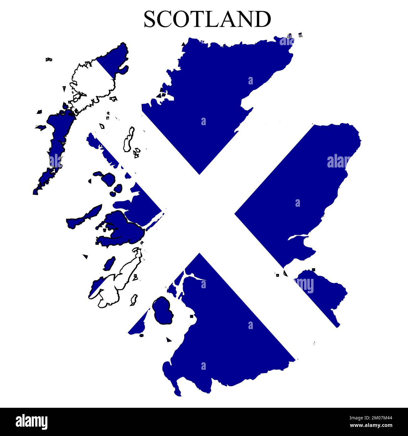Scotland map vector illustration. Global economy. Famous country ...