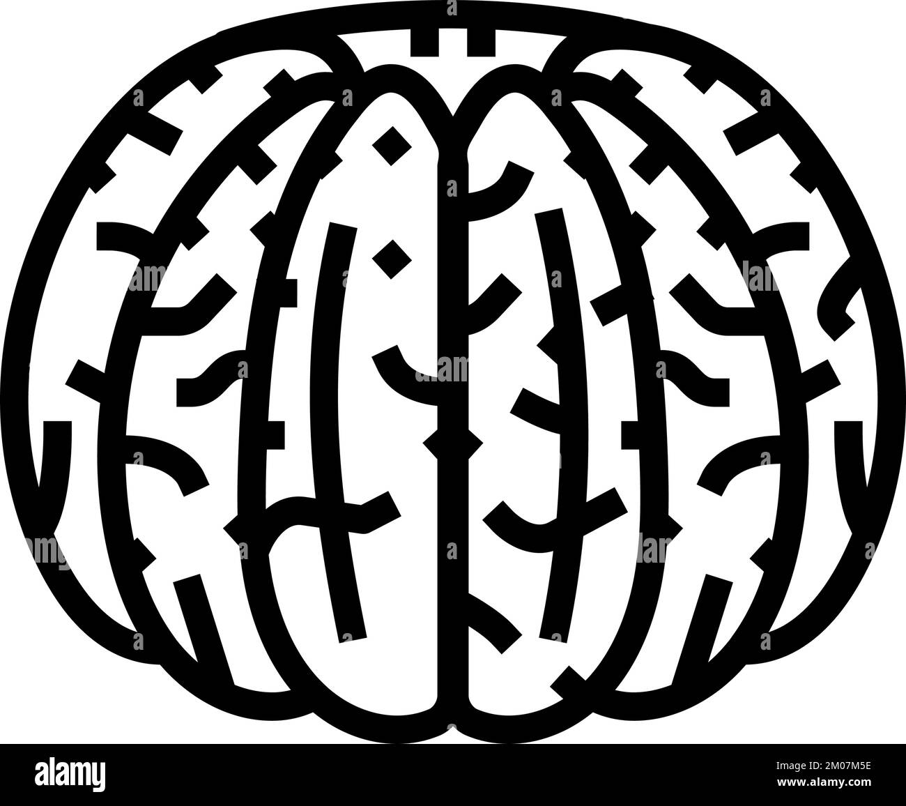 peeled clementine slice line icon vector illustration Stock Vector ...