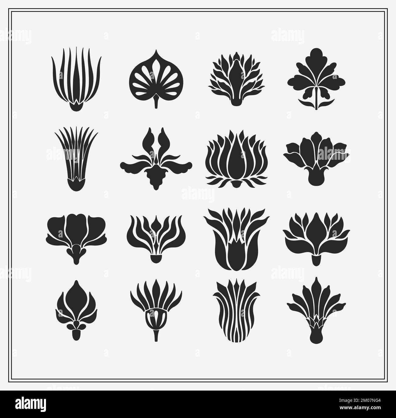 Text boarder divider for printing in typography. Floral elegant motif ...