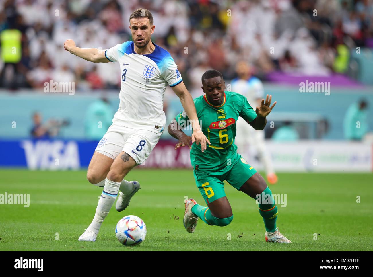 FIFA World Cup Qatar 2022 Round of 16 match between England and Senegal at Al Bayt Stadium on ...