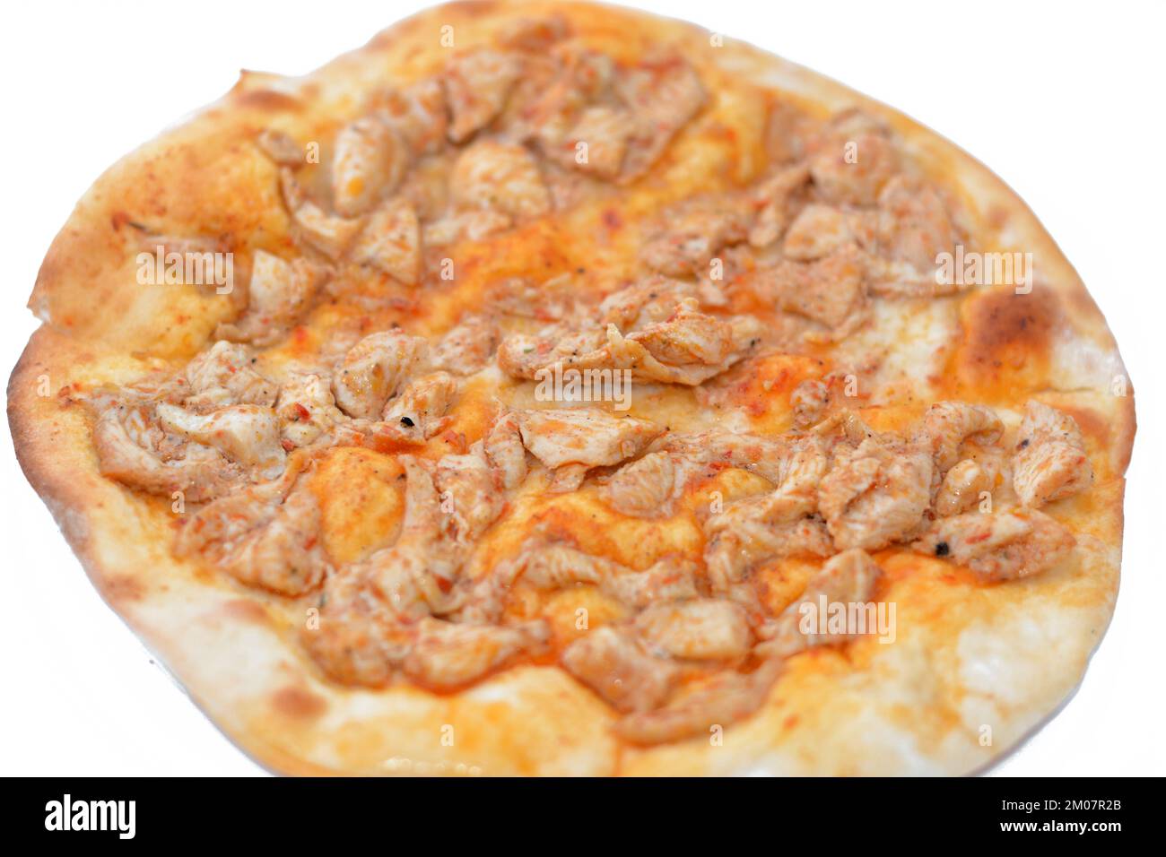 Traditional Arabic Syrian cuisine of a baked snack called Manakish a ...