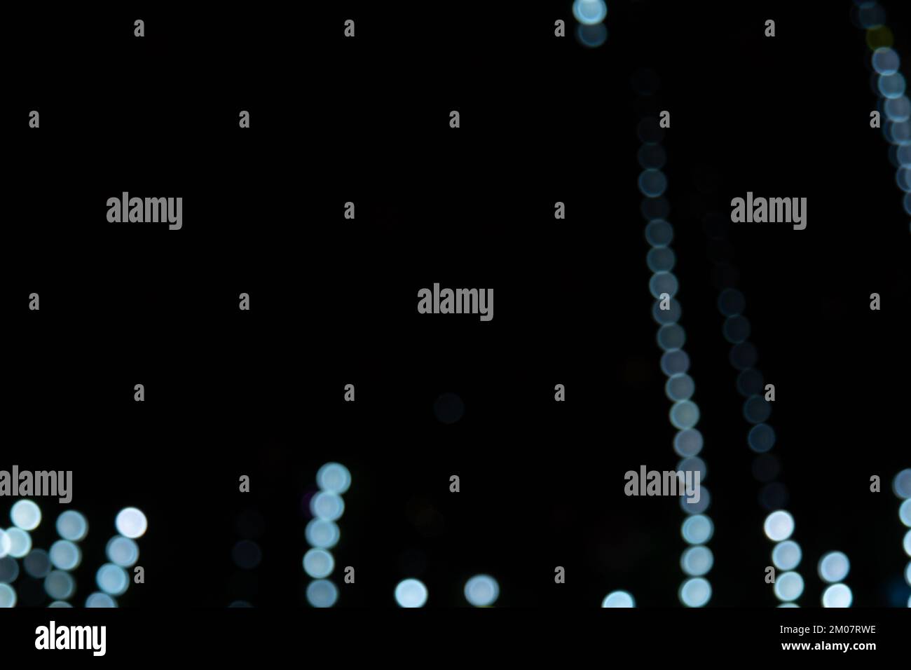 Golden abstract yellow, orange bokeh lights isolated on black ...