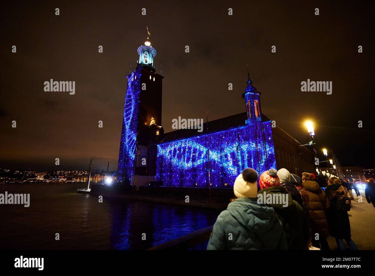 Nobel Week Lights in central Stockholm where, among other things, the ...