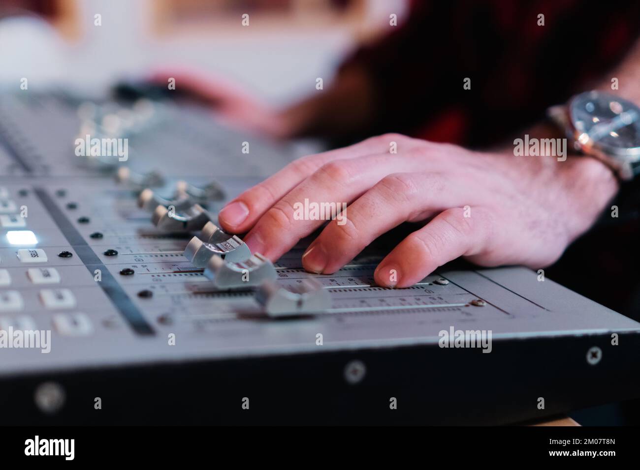 Studio control desk hi-res stock photography and images - Alamy