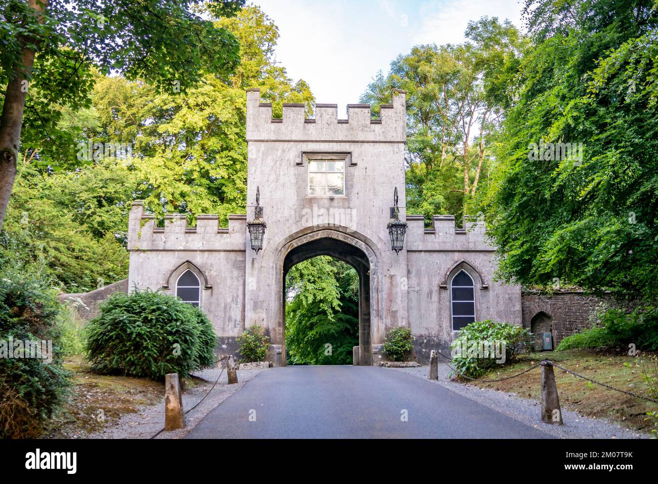 The entrance to Markree Castle, Collooney, County Sligo, Ireland Stock ...