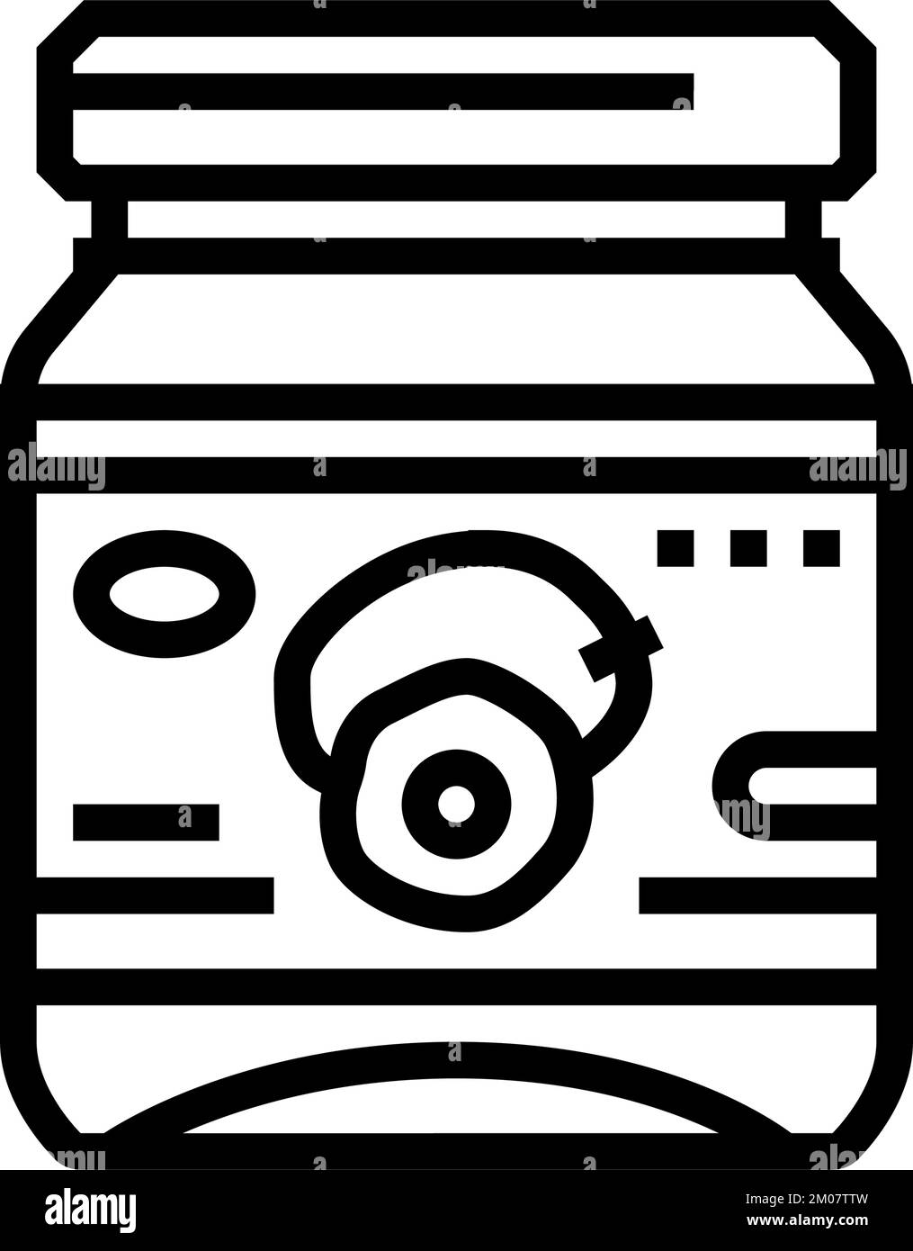 cooking palm oil line icon vector illustration Stock Vector Image & Art ...