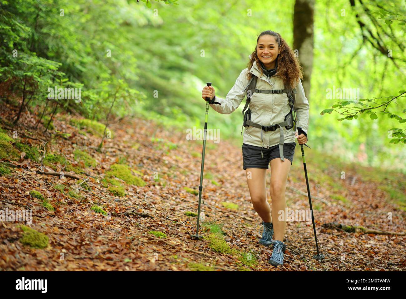 Happy free walking tour hi-res stock photography and images - Alamy