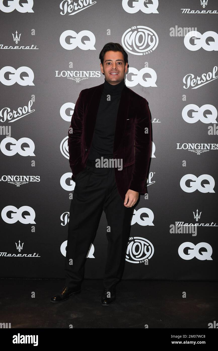 Frank Gallucci Party GQ Men of the year 2022 Backdrop Milan, Italy 2nd ...