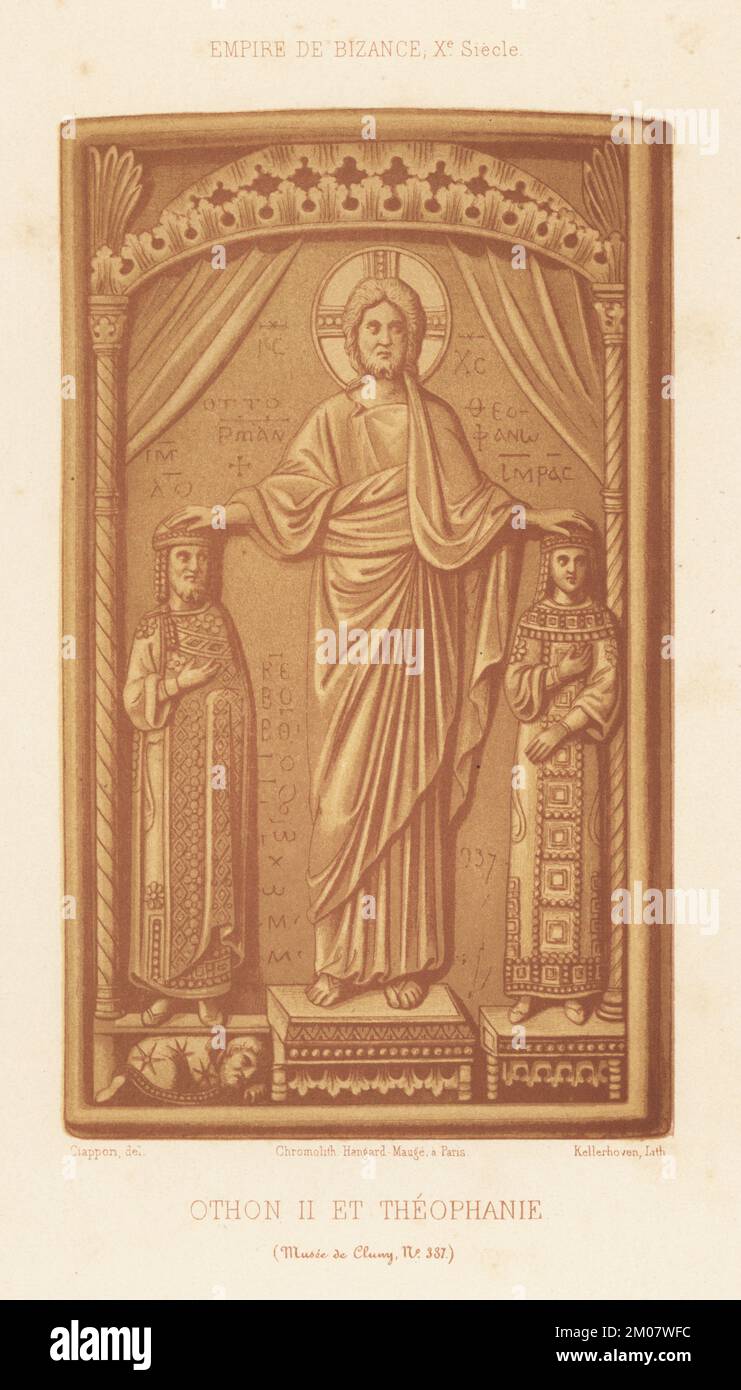 Christ Blessing Otto Ii And Theophano