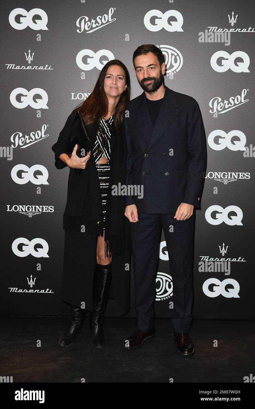 Valentina Mariani , Luca Rizzi Party GQ Men of the year 2022 Backdrop ...