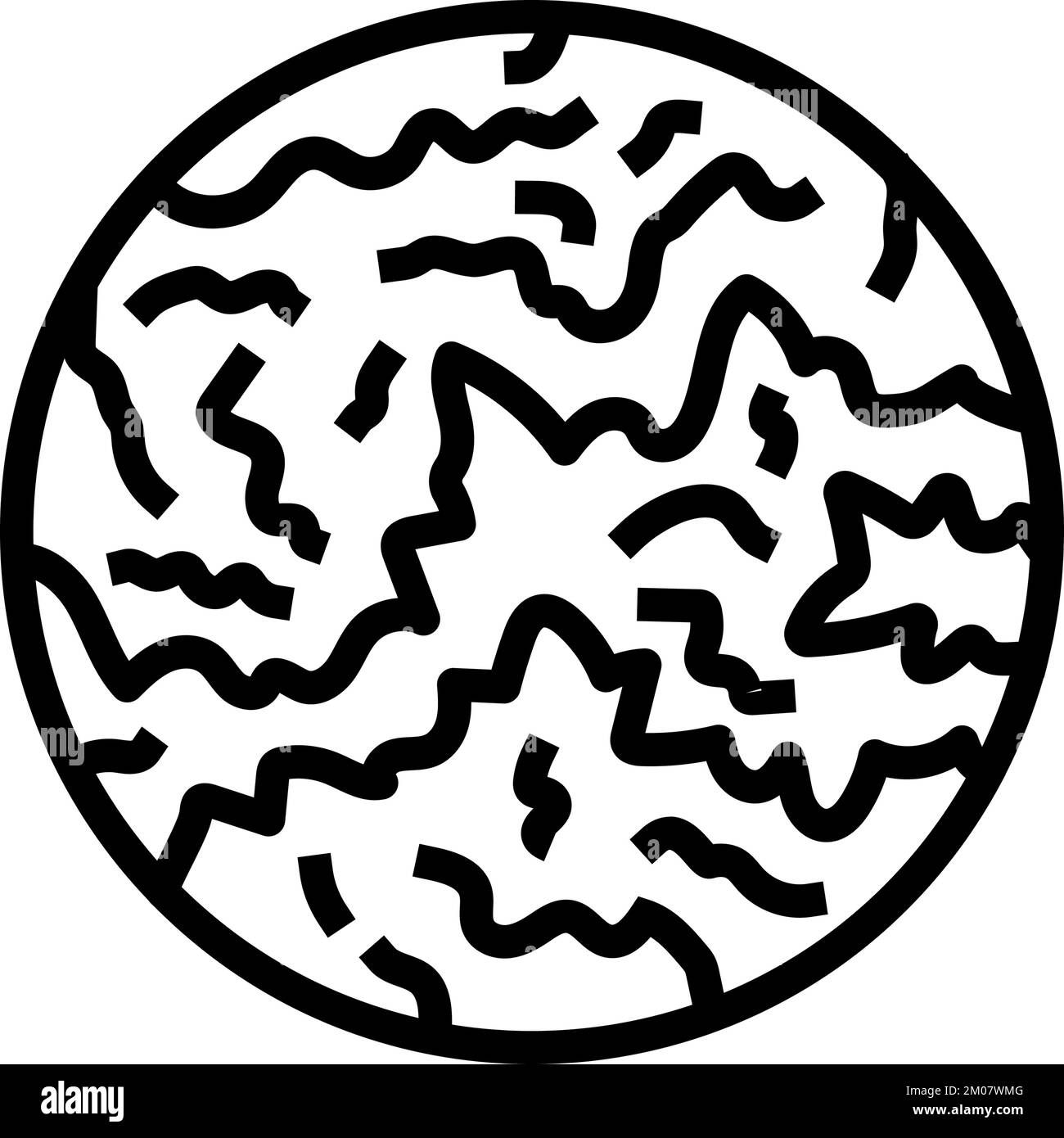 venus planet line icon vector illustration Stock Vector Image & Art - Alamy