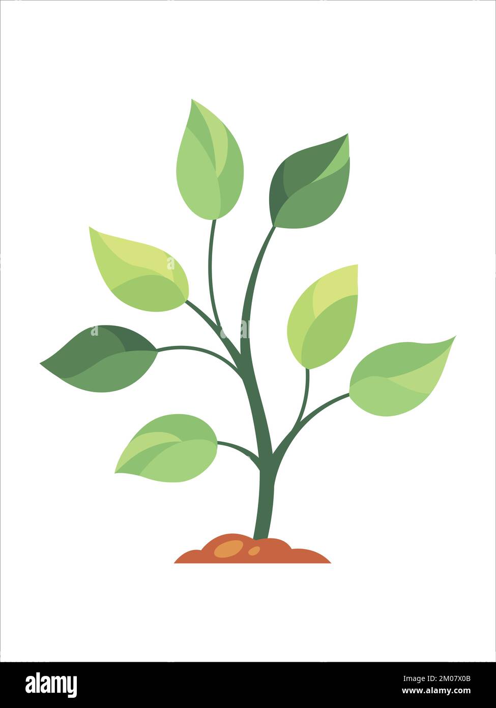 Vector illustration of a Tree. Cartoon Illustration for the theme of ...
