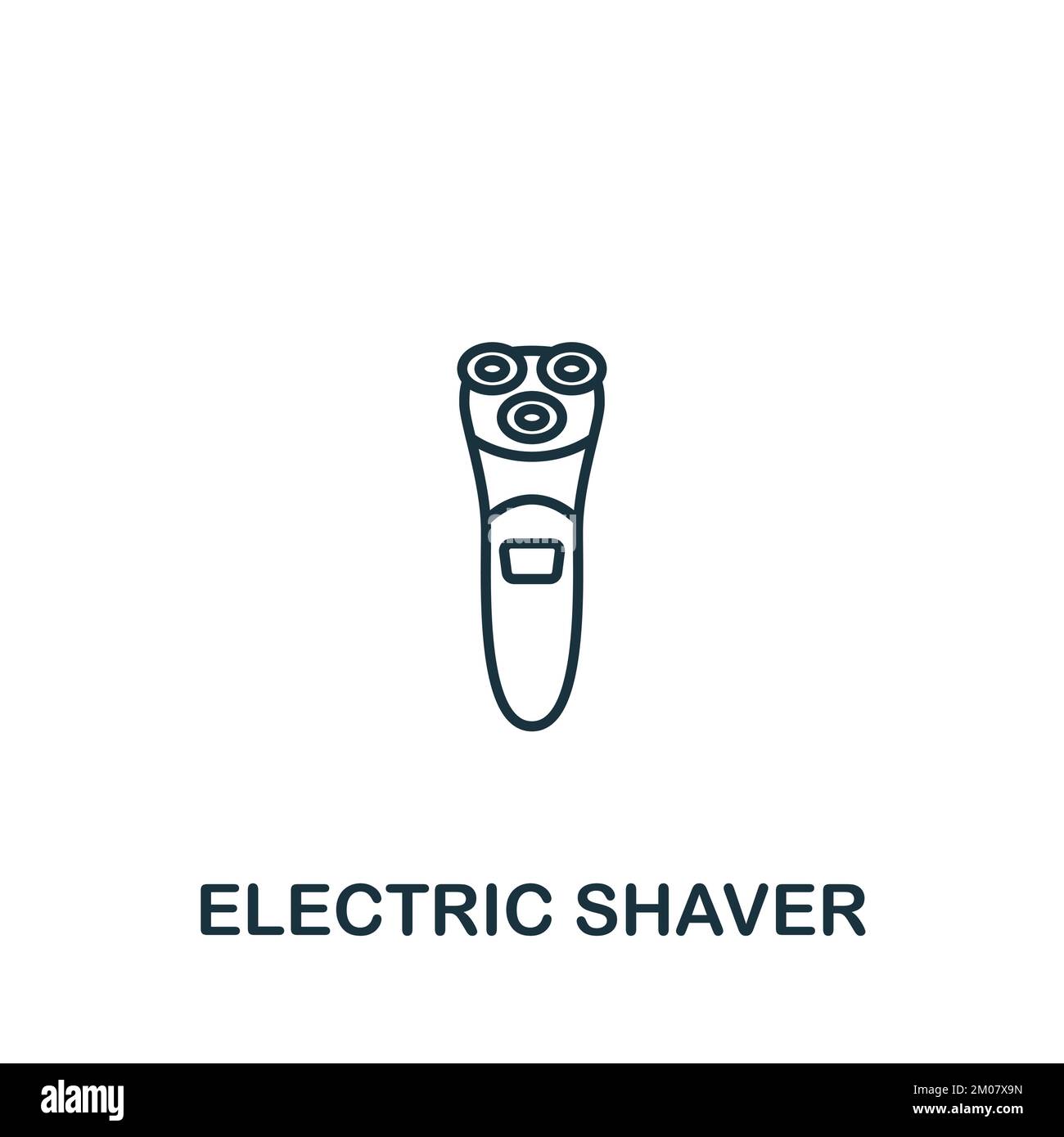 Electric Shaver icon. Monochrome simple Barber Shop icon for templates ...