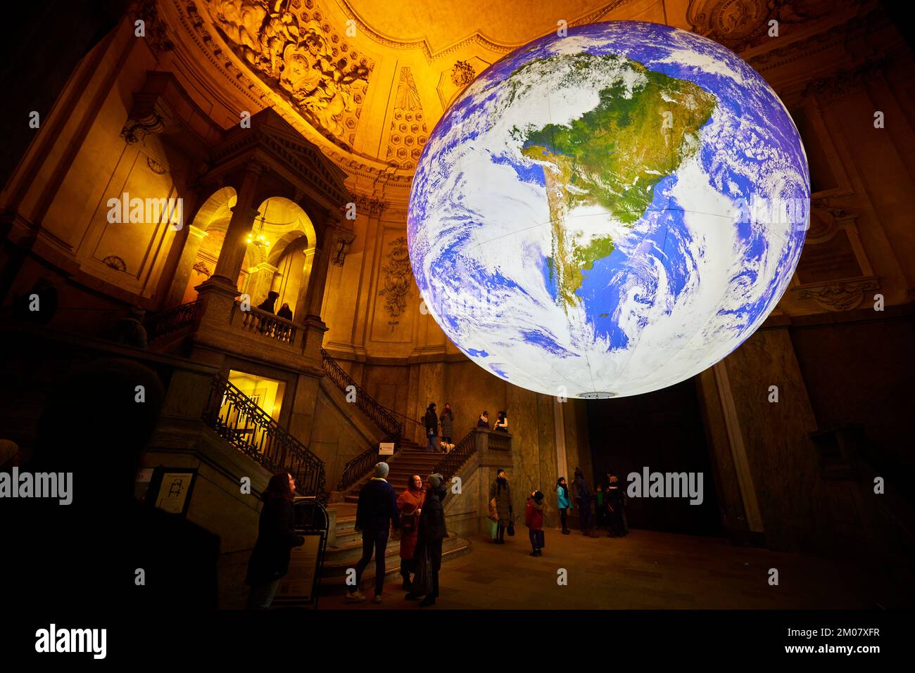 Nobel Week Lights in central Stockholm, Sweden, December 3, 2022. This ...
