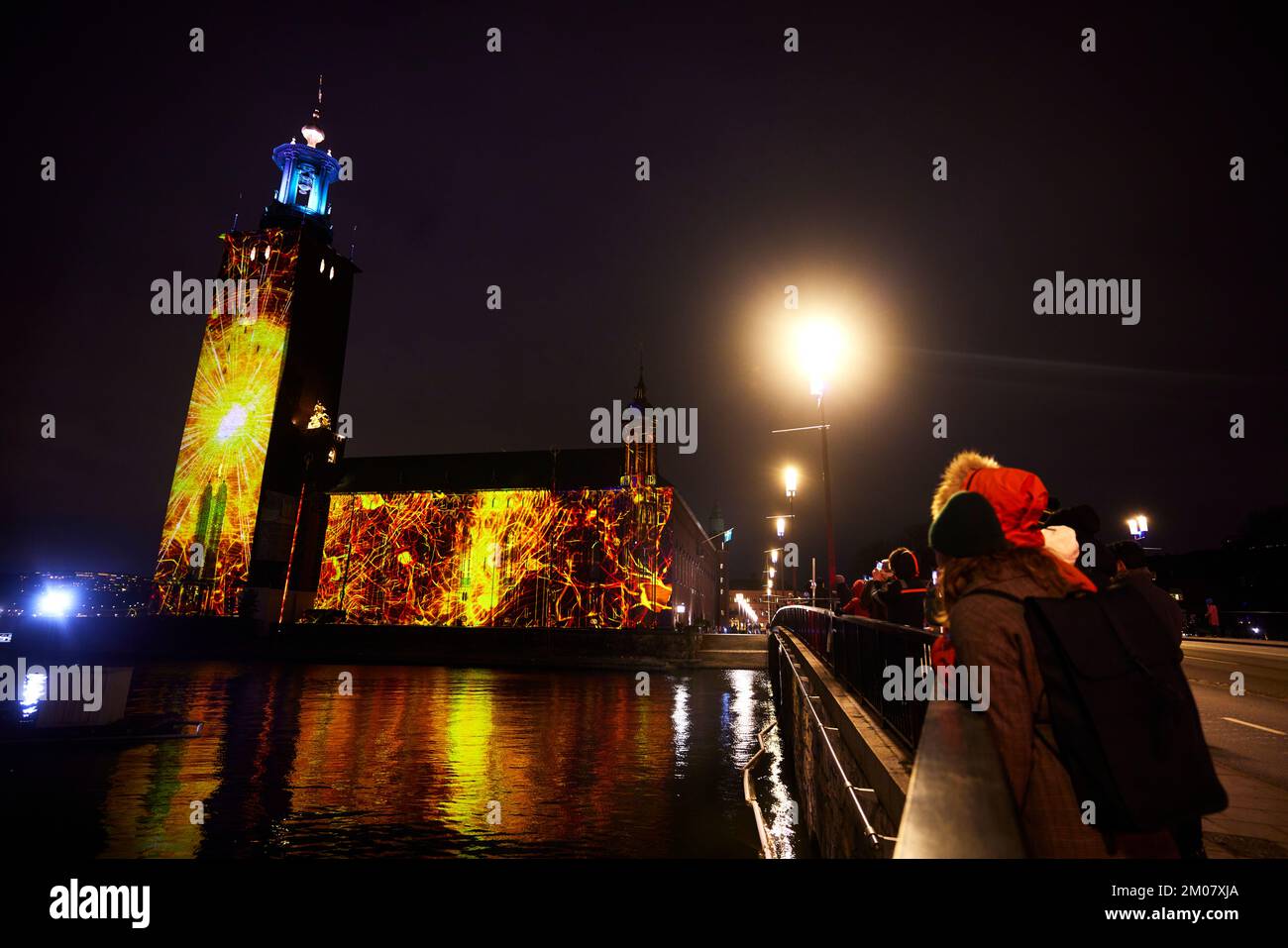Nobel Week Lights in central Stockholm where, among other things, the ...