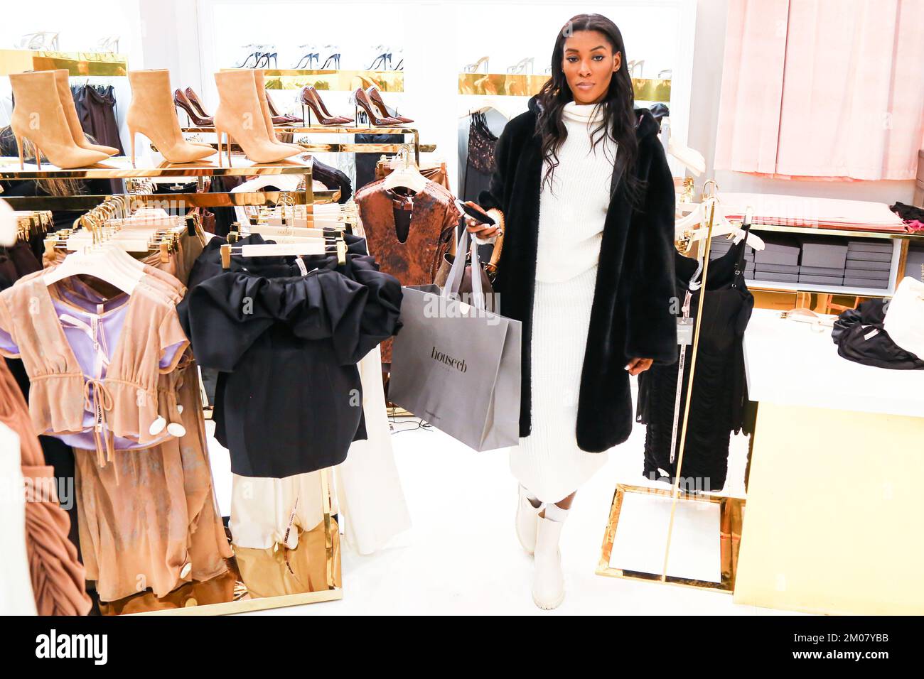 LONDON, ENGLAND, UK - DECEMBER 04: Television personality Zeta Morrison ...