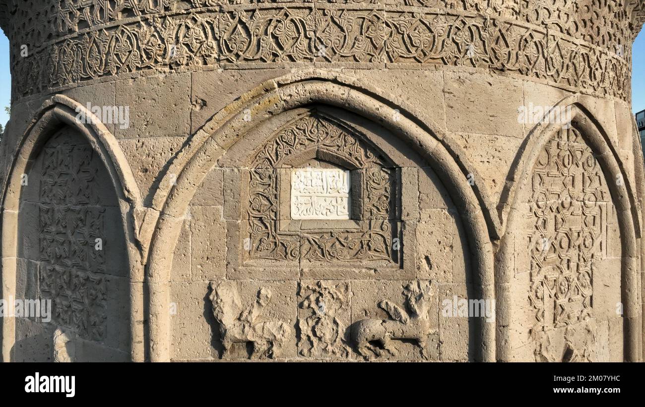 Doner Kumbet Tomb was built in 1276 during the Anatolian Seljuk period ...