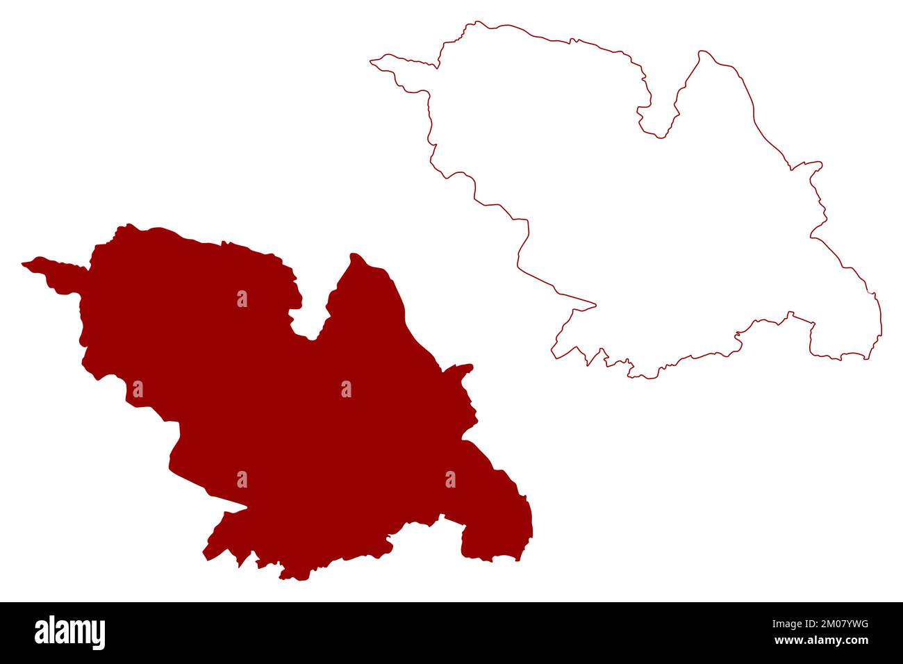 Map of sheffield Stock Vector Images - Alamy