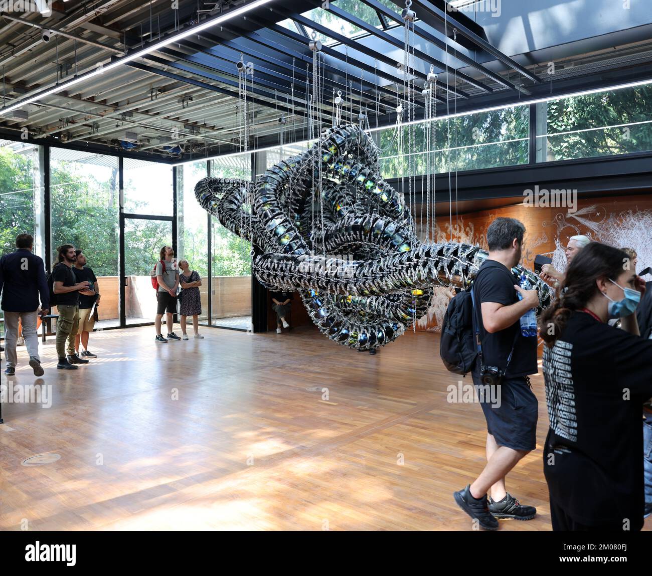 Venice, Italy - September 6, 2022: 59th Venice Art Biennale in Venice ...